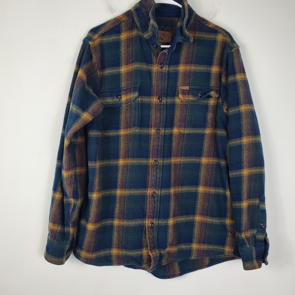 Orvis | Shirts | Ovis Button Up Flannel Mens Size M Thick Durable ...